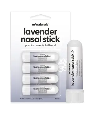 M3 Naturals Lavender Aromatherapy Nasal Inhaler Sticks With Mint - No Color