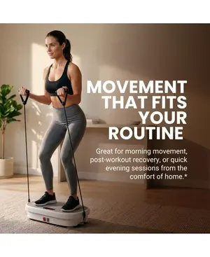 M3 Vibration Plate Exercise Machine With Resistance Bands
