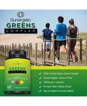 SUNERGETIC Superfood Tablets With Fruits