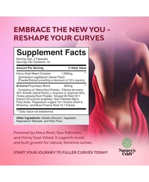 NATURE'S CRAFT G-curve Advanced Formula For