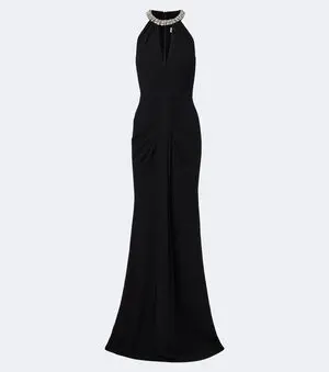 Rebecca Vallance Noemie Embellished Gown - Black