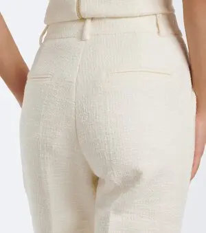 Rebecca Vallance Jacquie Tweed Flared Pants