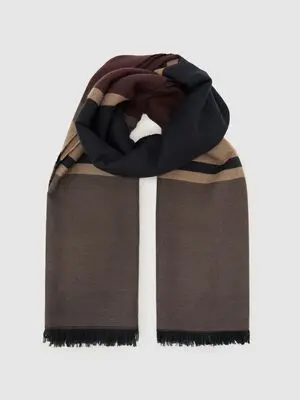 REISS Cynthia Block-stripe Scarf