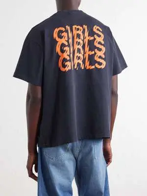 SECOND / LAYER Ggg Printed Cotton-jersey T-shirt