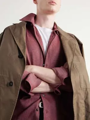 SECOND / LAYER Brushed Cotton Shirt