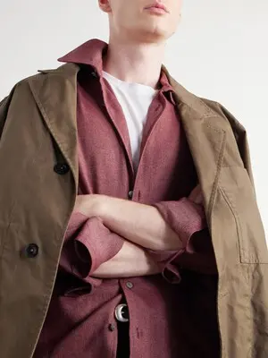 SECOND / LAYER Brushed Cotton Shirt