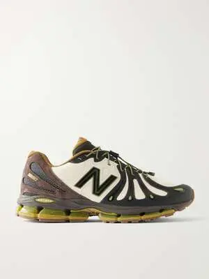 NEW BALANCE 1890 Tpu-trimmed Mesh Sneakers - Beige