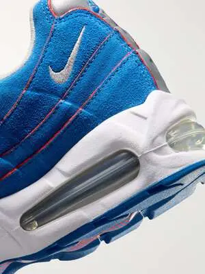Nike Lawsons Air Max 95 Suede-trimmed Mesh Sneakers