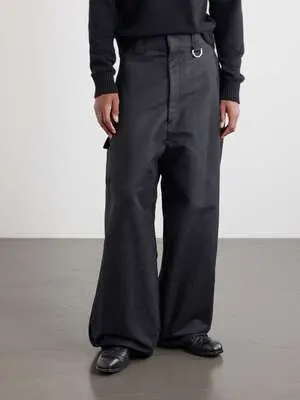 Balenciaga Weston D'orsay Leather Oxford Shoes