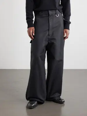 Balenciaga Weston D'orsay Leather Oxford Shoes