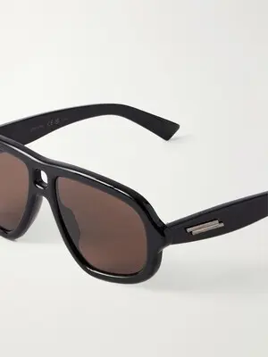 Bottega Veneta Sophia Ribbon Aviator-style Acetate Sunglasses