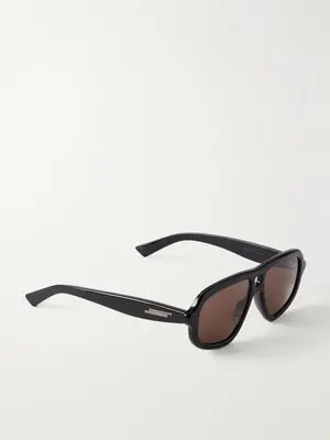 Bottega Veneta Sophia Ribbon Aviator-style Acetate Sunglasses