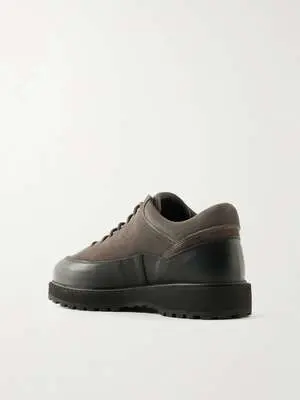 Diemme Cornaro Gala Leather-trimmed Suede Hiking Boots