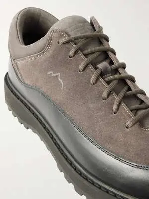 Diemme Cornaro Gala Leather-trimmed Suede Hiking Boots