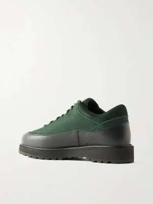 Diemme Cornaro Gala Leather-trimmed Suede Hiking Boots