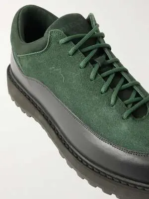 Diemme Cornaro Gala Leather-trimmed Suede Hiking Boots