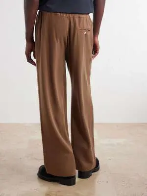 SECOND / LAYER Team Straight-leg Lyocell-twill Drawstring Trousers