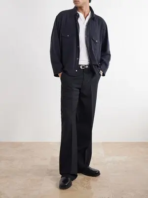 SECOND / LAYER Field Cotton-twill Shirt