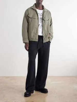 SECOND / LAYER Team Straight-leg Drawstring Lyocell-twill Trousers
