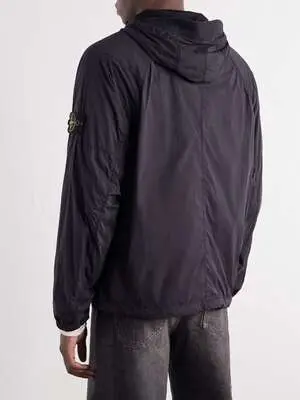 Stone Island Hooded Shell Jacket - Black