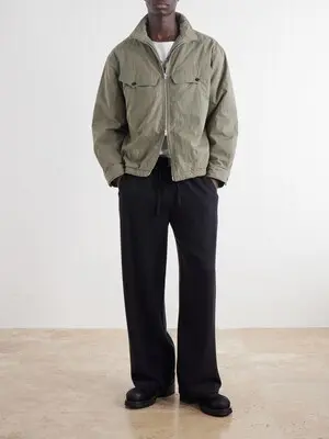 SECOND / LAYER Vet Cotton-blend Ripstop Jacket