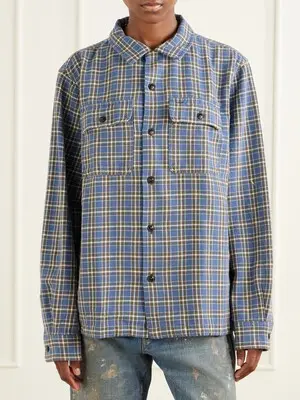 Ralph Lauren Matlock Camp Checked Cotton-twill Shirt
