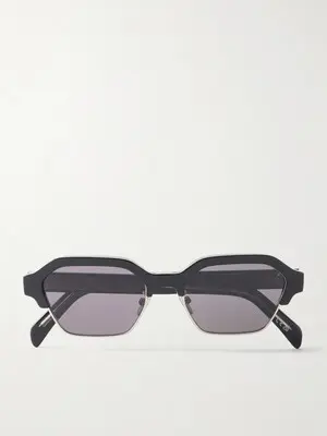 Celine CELINE EYEWEAR Square-Frame Acetate Sunglasses Black