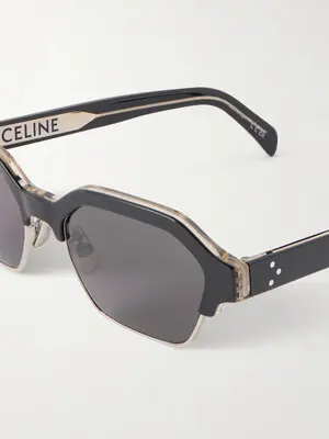 Celine Square-frame Acetate Sunglasses - Black