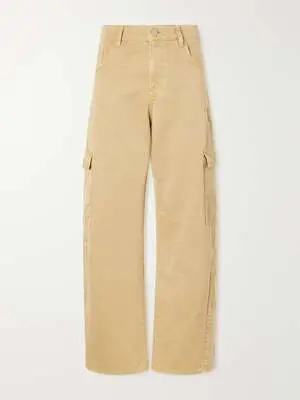LA LIGNE Cargo Barrel High-waist Wide-leg Jeans - Camel
