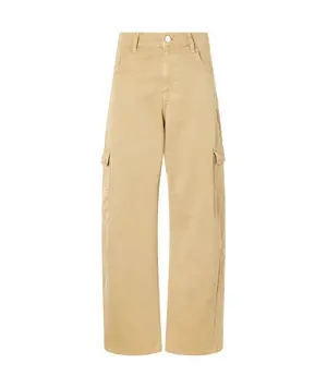 LA LIGNE LA LIGNE Cargo Barrel High-Waist Wide-Leg Jeans Camel