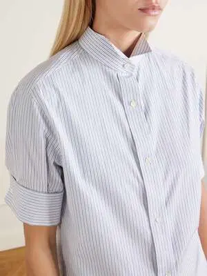 MAISON MARGIELA Striped Cotton-poplin Shirt