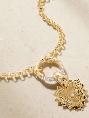 FOUNDRAE True Love 18-karat Diamond Pendant Necklace