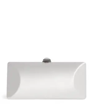 Rodo Satin Tube Plus Clutch Bag - Grey