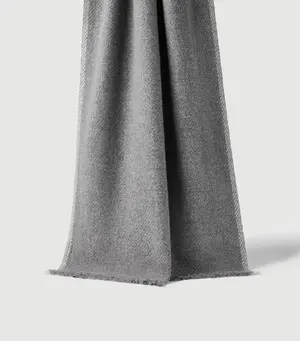 Brunello Cucinelli Cashmere Twill Weave Scarf