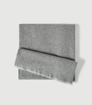 Brunello Cucinelli Cashmere Chevron Scarf