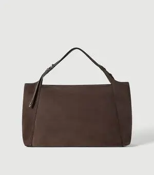 Brunello Cucinelli Suede Sartorial Shopper Tote Bag