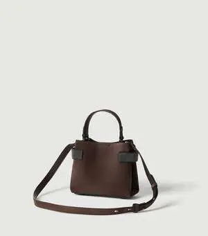 Brunello Cucinelli Small Suede Essence Top-handle Bag