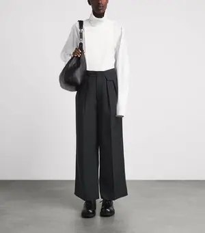 Issey Miyake Wool-blend Honest Ensemble Trousers