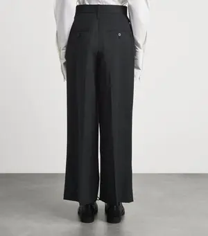Issey Miyake Wool-blend Honest Ensemble Trousers