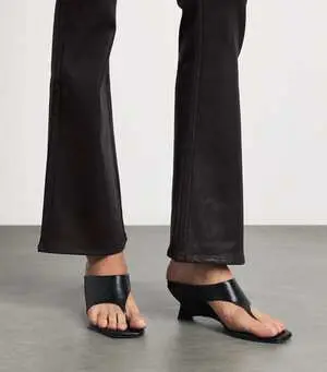 Paige Coated Laurel Canyon Bootcut Jeans