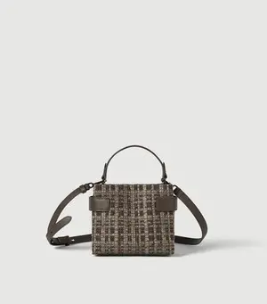 Brunello Cucinelli Small Tweed Essence Cross-body Bag