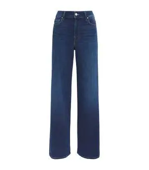 Paige Anessa Wide-leg Jeans - Blue