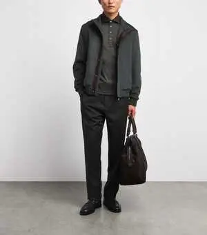 MAURIZIO BALDASSARI Cashmere Bomber Jacket