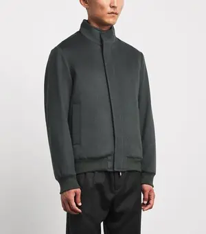 MAURIZIO BALDASSARI Cashmere Bomber Jacket