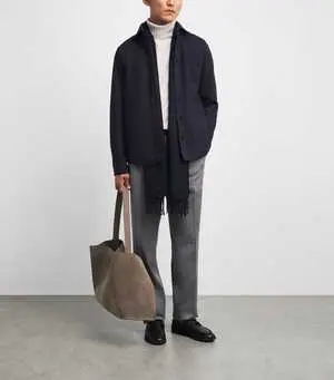 MAURIZIO BALDASSARI Virgin Wool-blend Overshirt