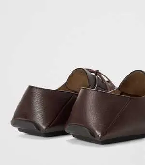 Loewe Leather Rambla Boat Shoes