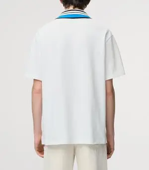 Loewe Stretch-cotton Polo Shirt - White