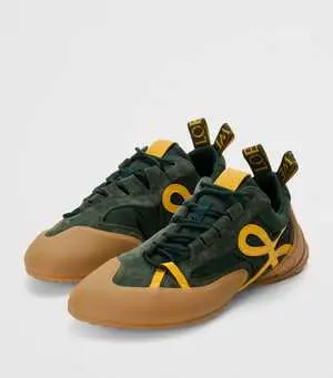 Loewe Suede-nylon Grip Sneakers