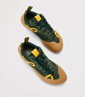 Loewe Suede-nylon Grip Sneakers