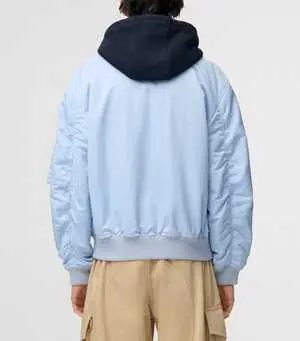 Loewe Anagram Hooded Bomber Jacket